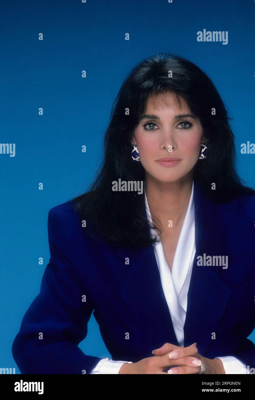 HOTEL TV Series JAMES BROLIN Connie Sellecca Stock Photo - Alamy