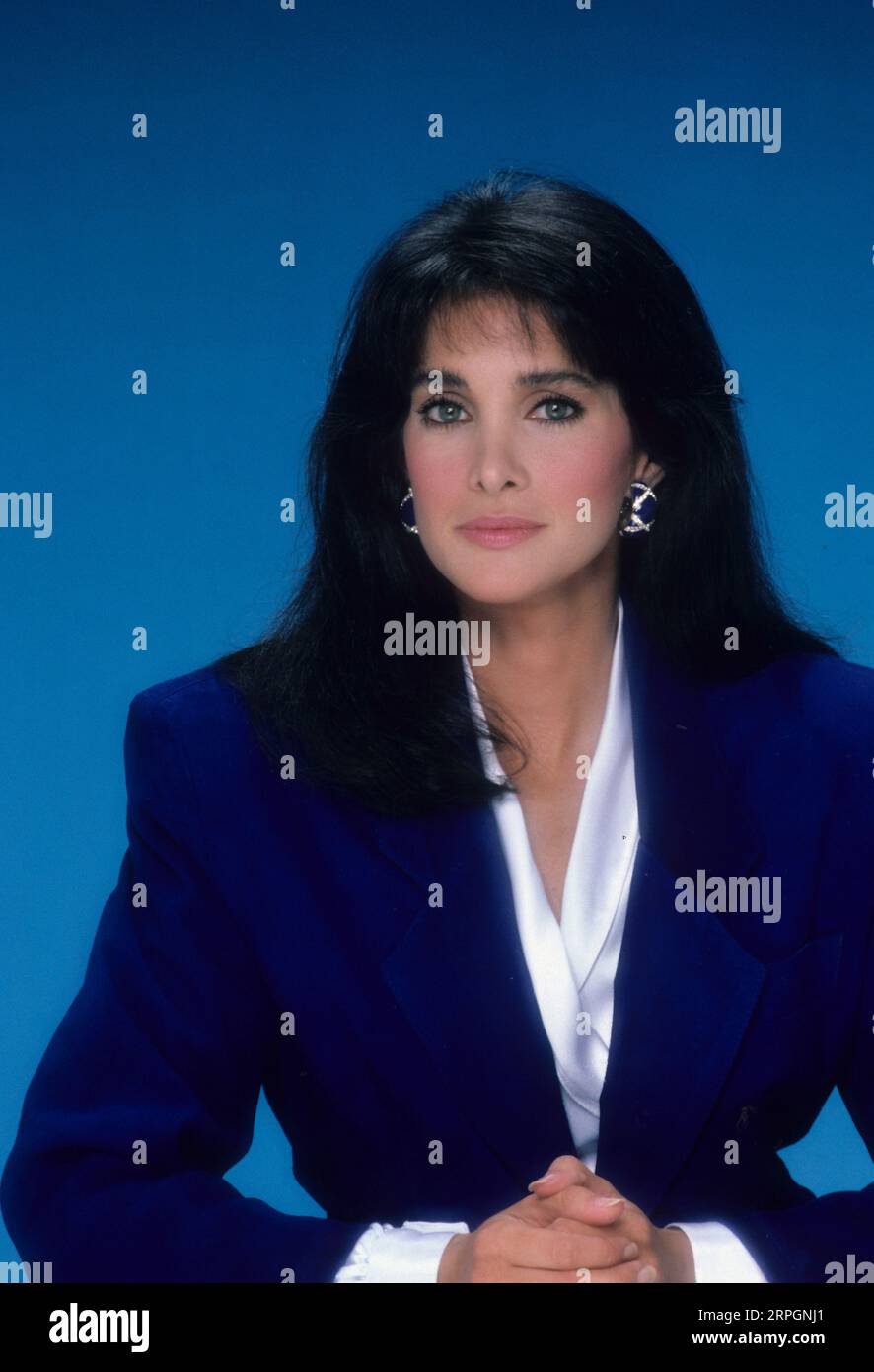 HOTEL TV Series JAMES BROLIN Connie Sellecca Stock Photo - Alamy