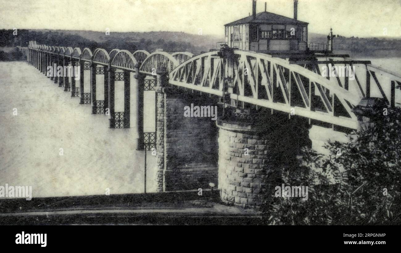 The Severn Railway Bridge at Sharpness, Gloucestershire before it was ...