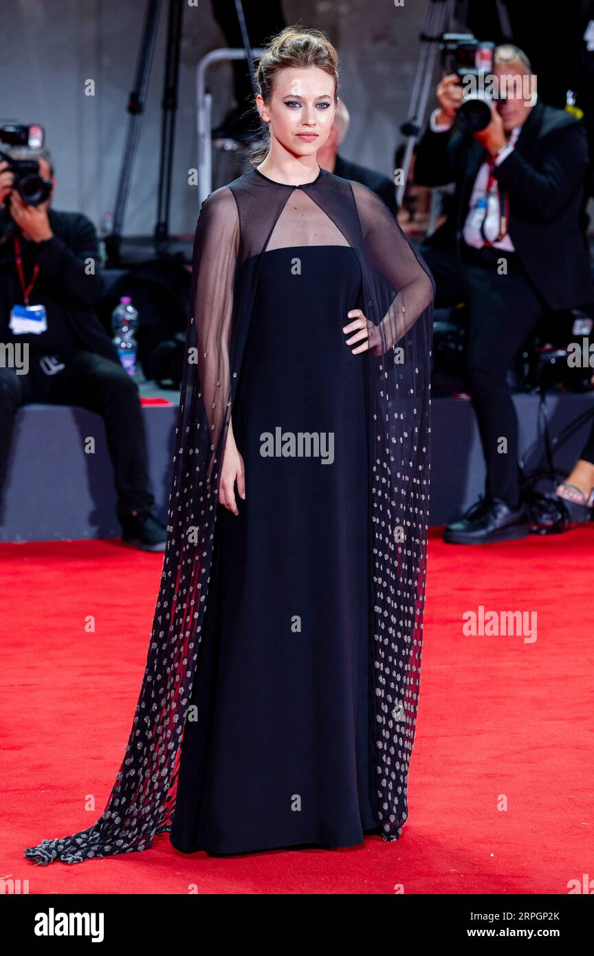 Venice, Italy. September 4th, 2023. Lou de Laâge arrives at the ...