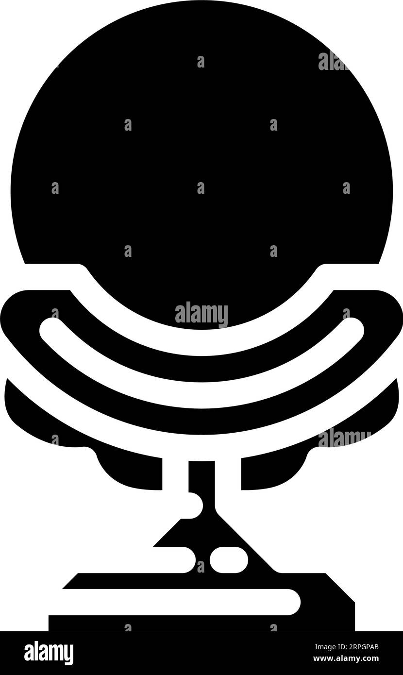 shintai mirror shintoism glyph icon vector illustration Stock Vector ...