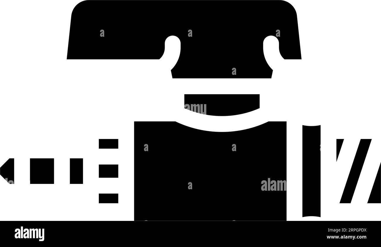 valve gas service glyph icon vector illustration Stock Vector Image ...