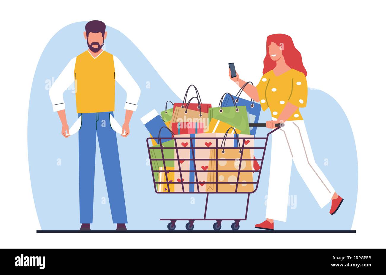 Money habit Stock Vector Images - Alamy