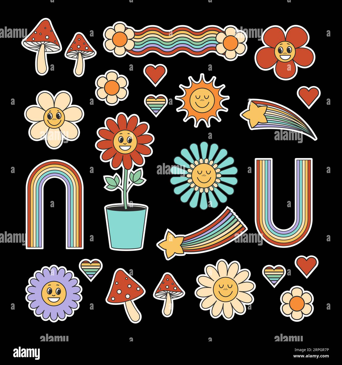 1960s vibe Stock Vector Images - Alamy