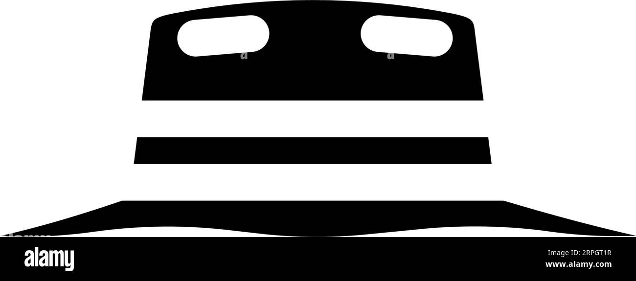 cricket hat cap glyph icon vector illustration Stock Vector Image & Art ...