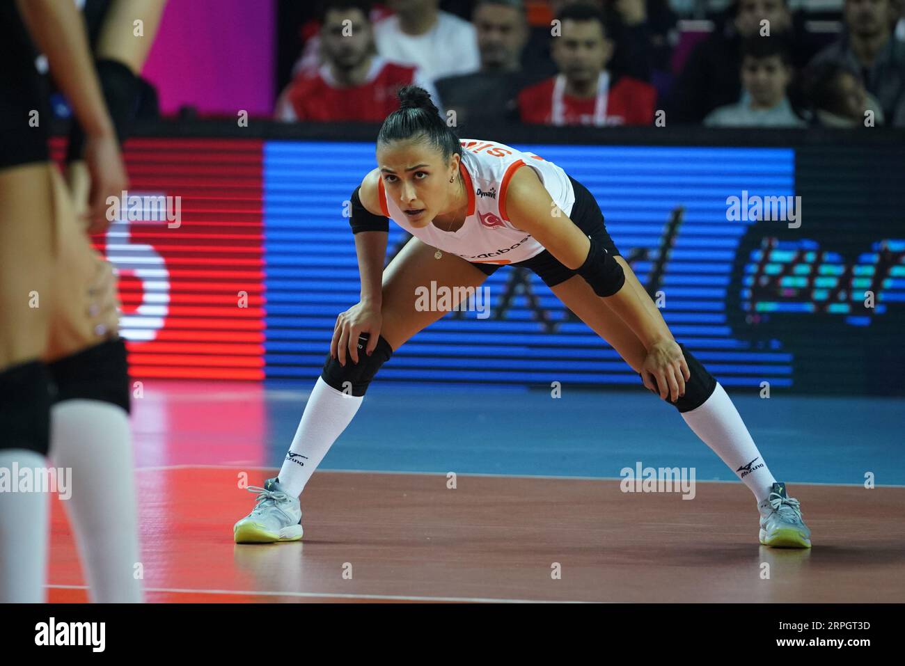 ANTALYA, TURKIYE - DECEMBER 17, 2022: Simge Sebnem Akoz in Vakifbank vs ...