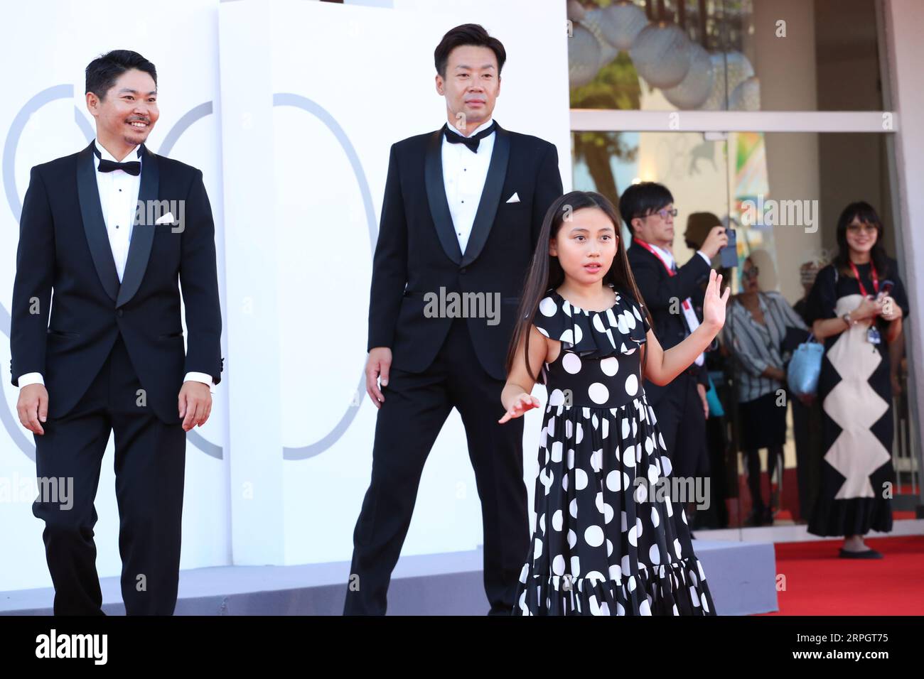 Venice, Italy, 4th September, 2023. Hitoshi Omika, Ryûji Kosaka and Ryo ...