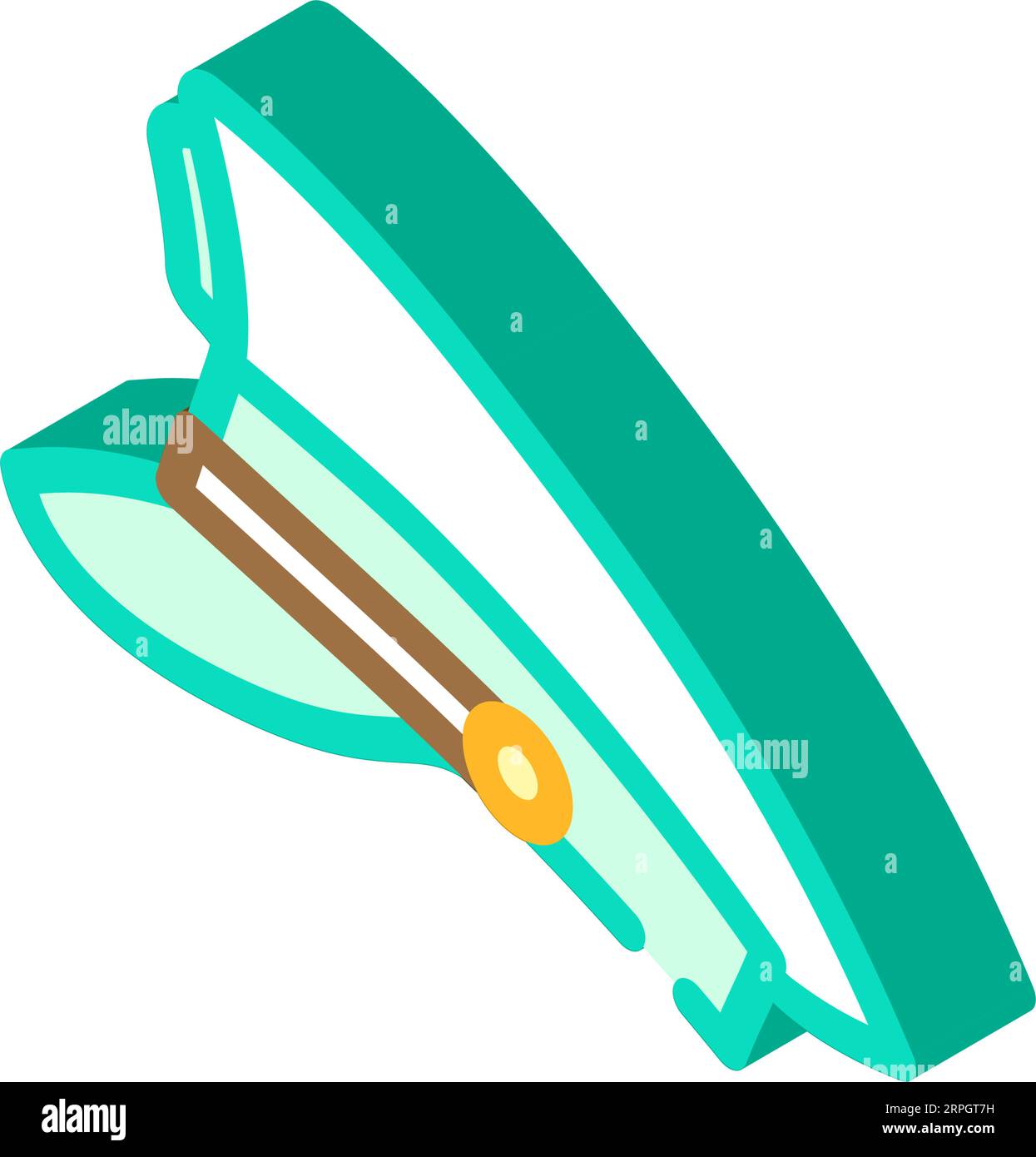 military hat cap isometric icon vector illustration Stock Vector Image ...