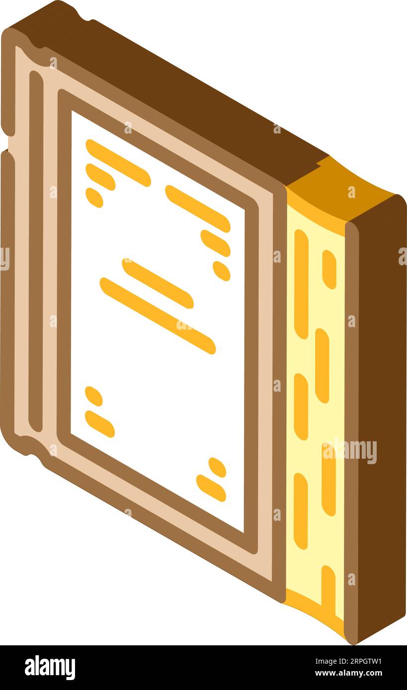 jewish prayer book siddur isometric icon vector illustration Stock ...