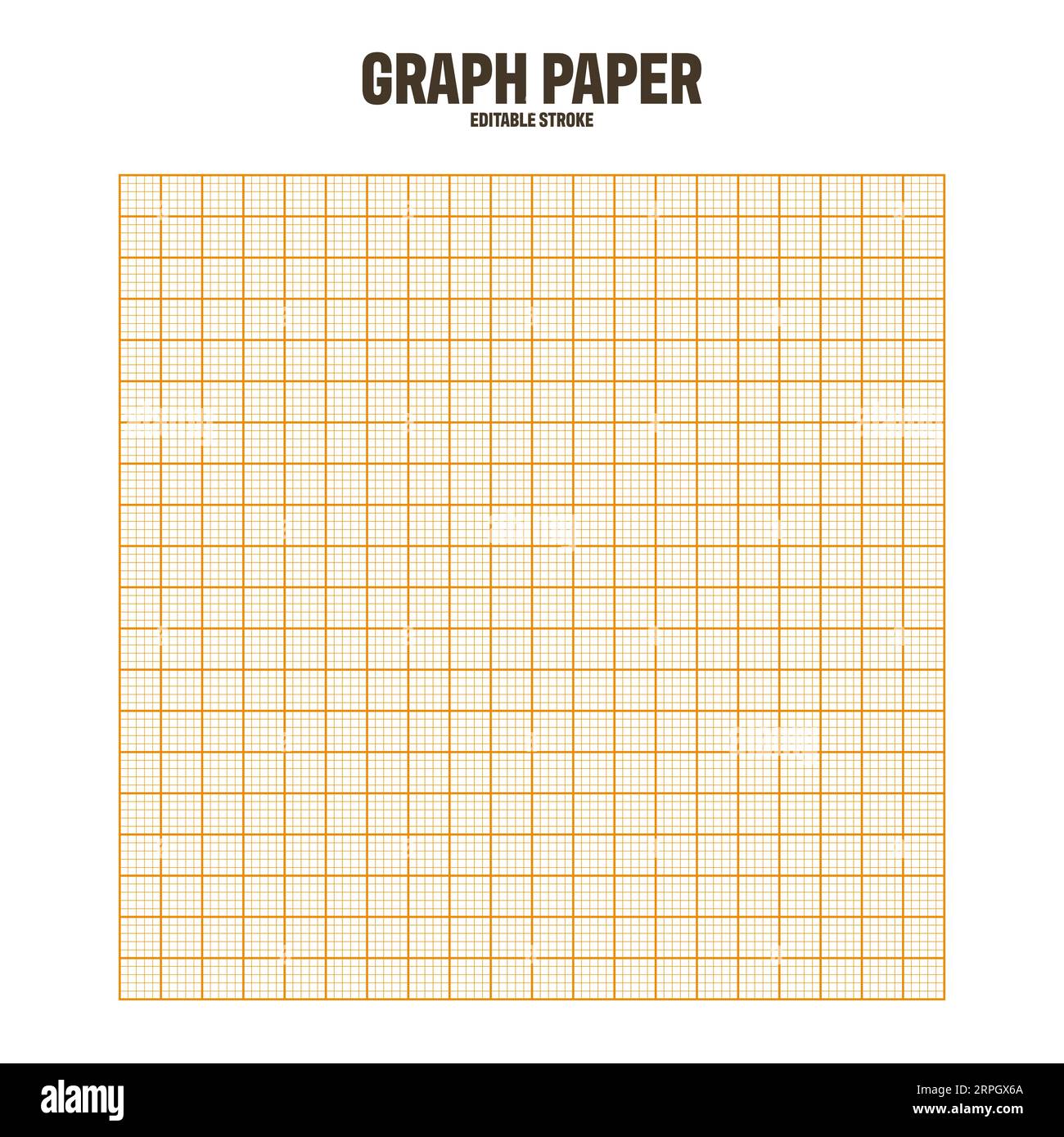 Sheet of graph paper with grid. Millimeter paper texture, geometric ...
