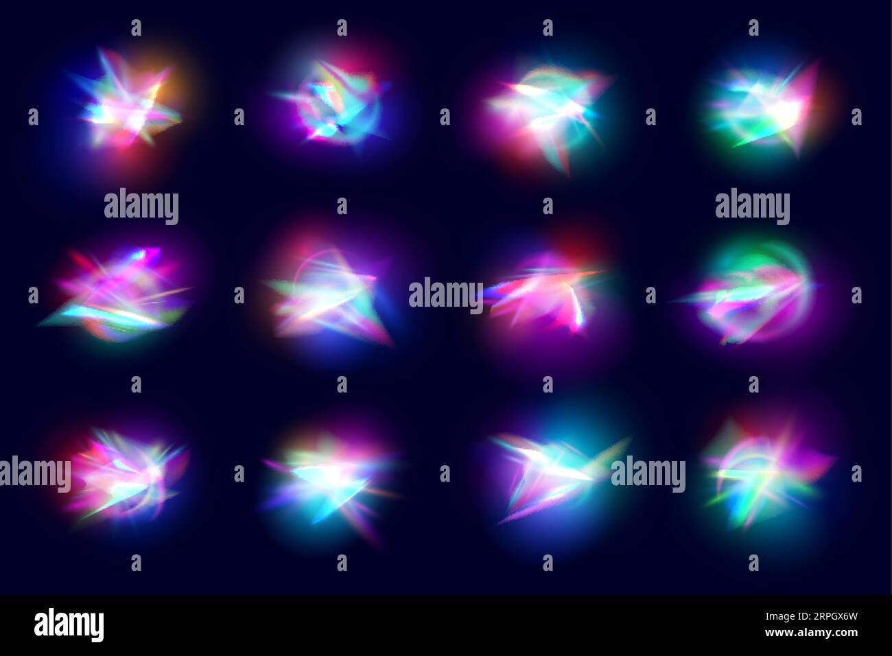 Crystal sparkle blur rainbow flare hi-res stock photography and images - Alamy