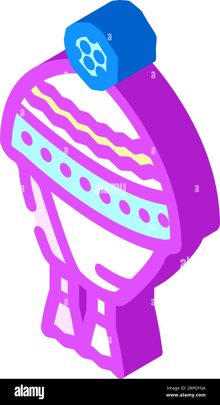 winter hat cap isometric icon vector illustration Stock Vector Image ...