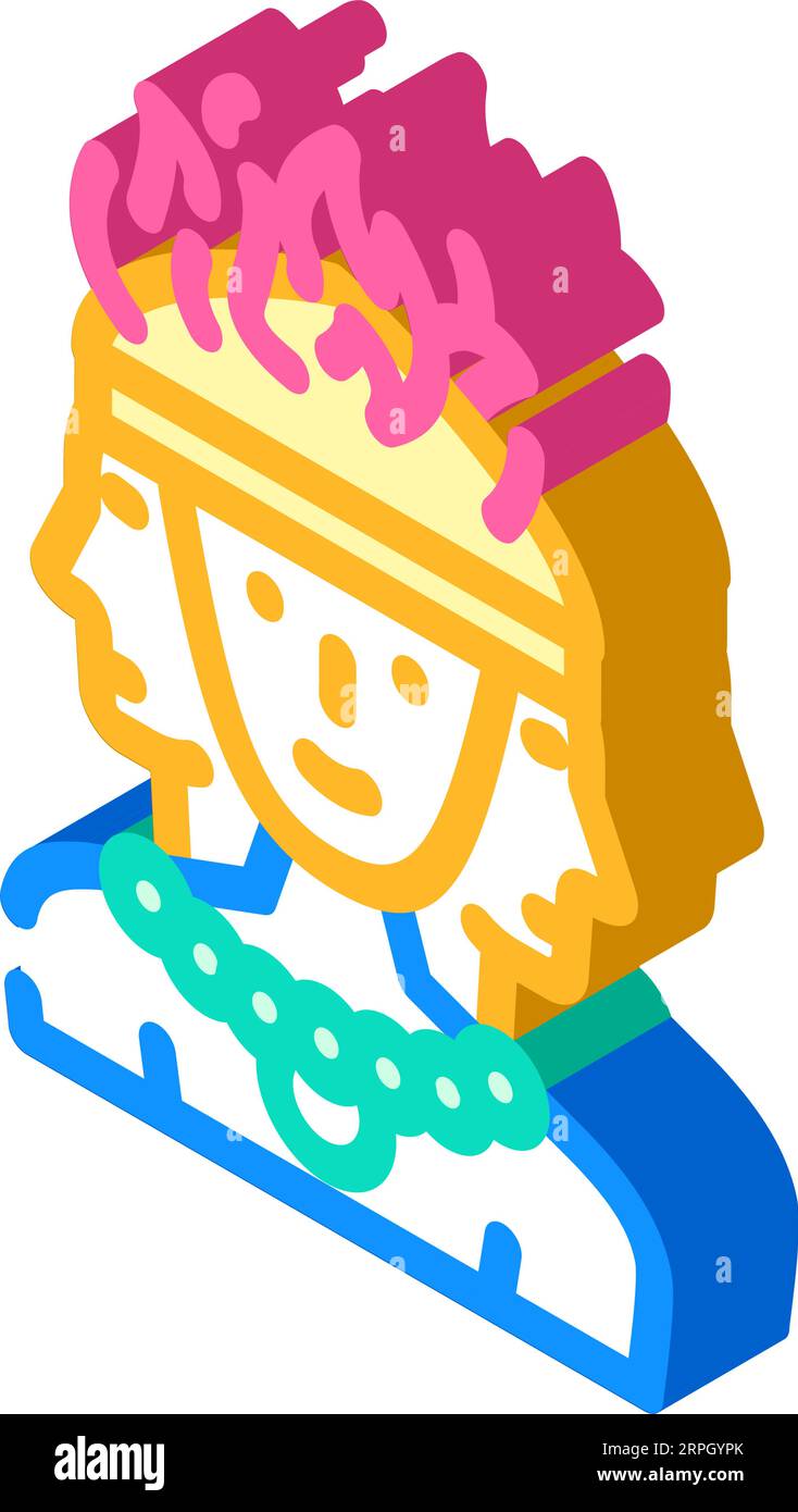 sacred fire agni isometric icon vector illustration Stock Vector Image ...