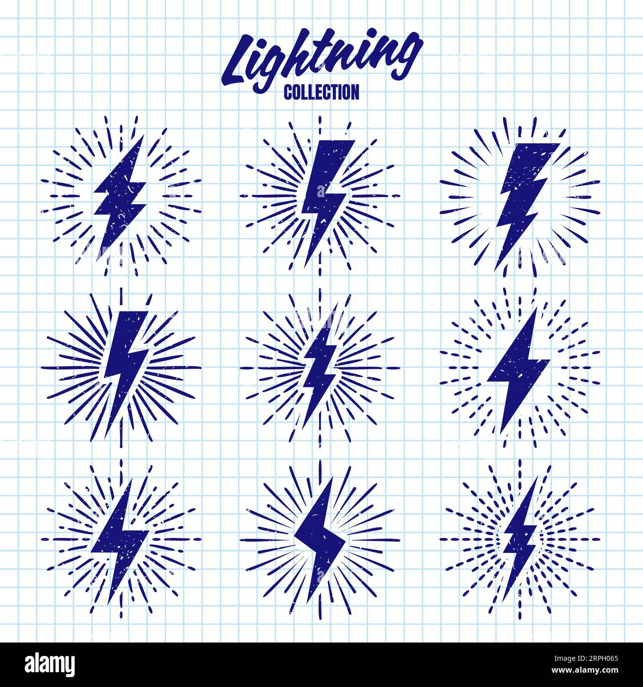 Tribal Lightning Bolt Vector