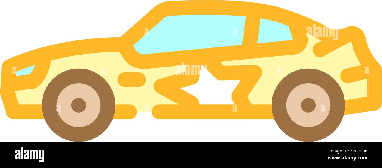 modern racing car vehicle speed color icon vector illustration Stock ...