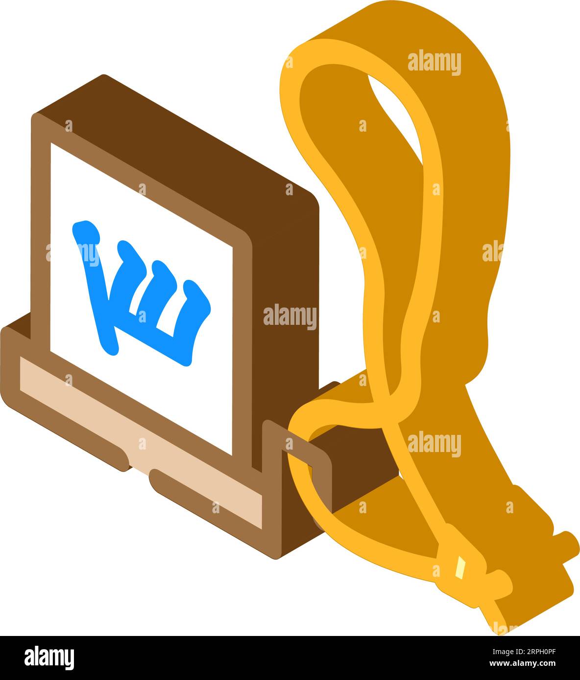 tefillin phylacteries isometric icon vector illustration Stock Vector ...