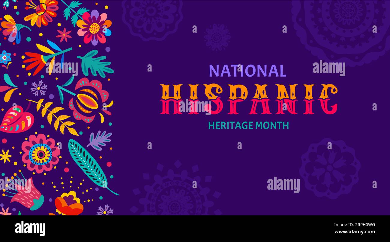 National Hispanic Heritage Month festival poster. Hispanic Heritage ...