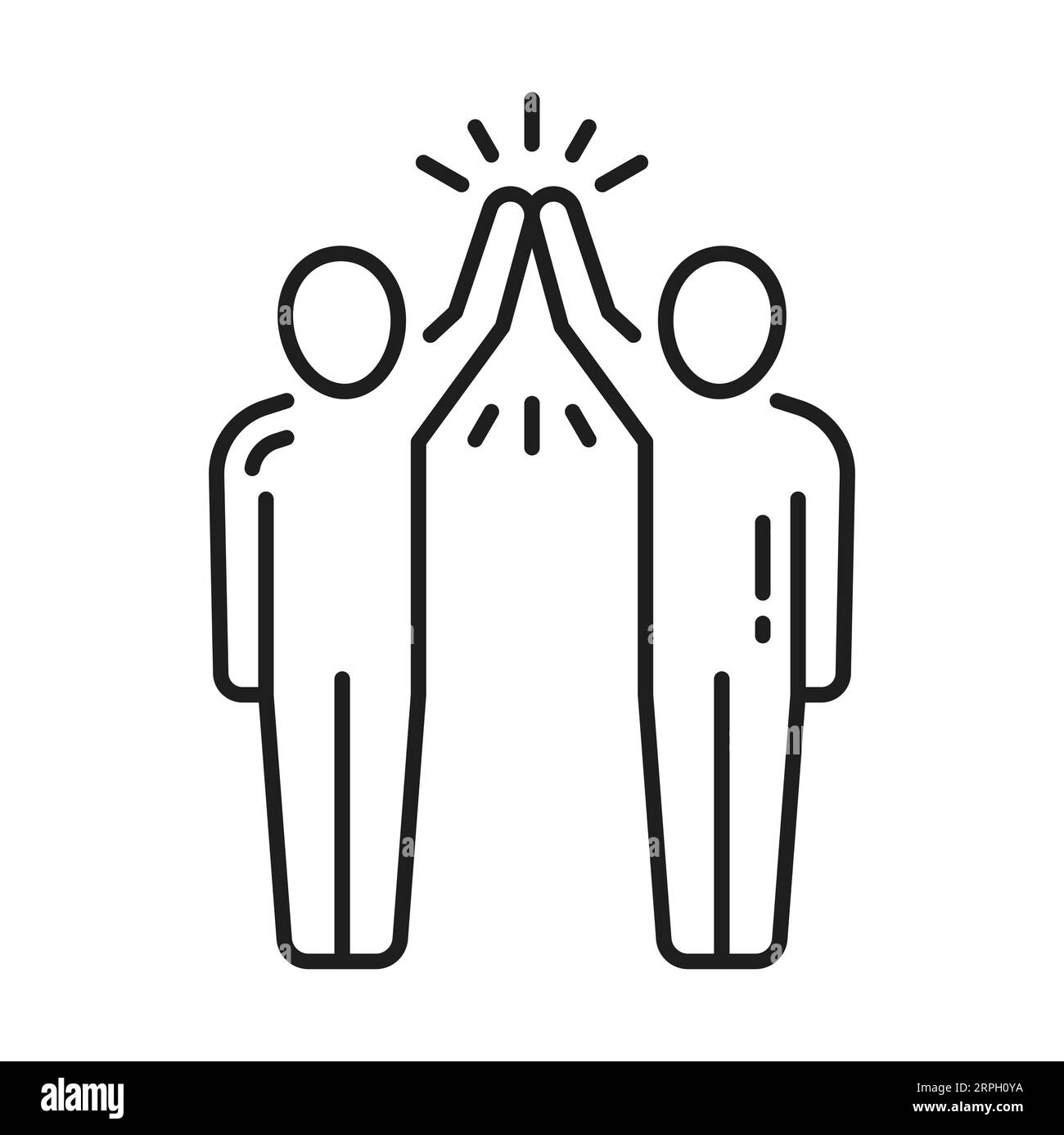 Friendship high five Black and White Stock Photos & Images - Alamy