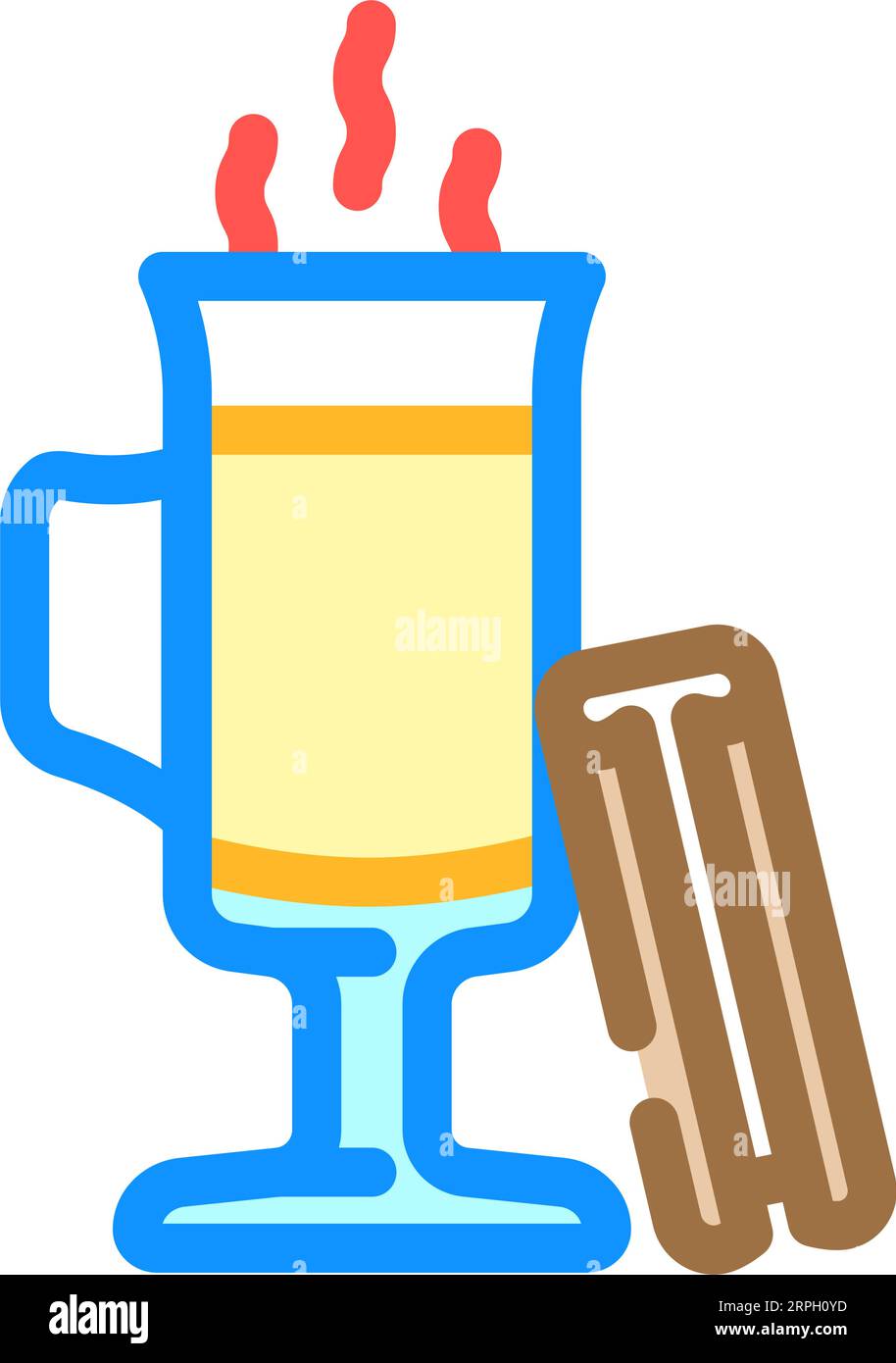 hot drink color icon vector illustration Stock Vector Image & Art - Alamy