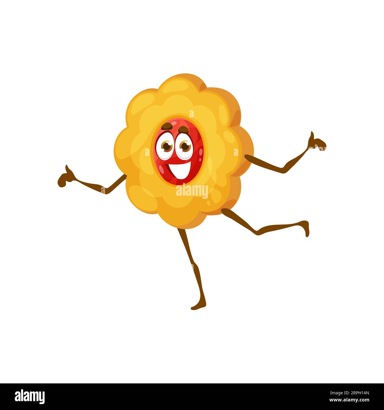 Flower shape dessert Stock Vector Images - Alamy