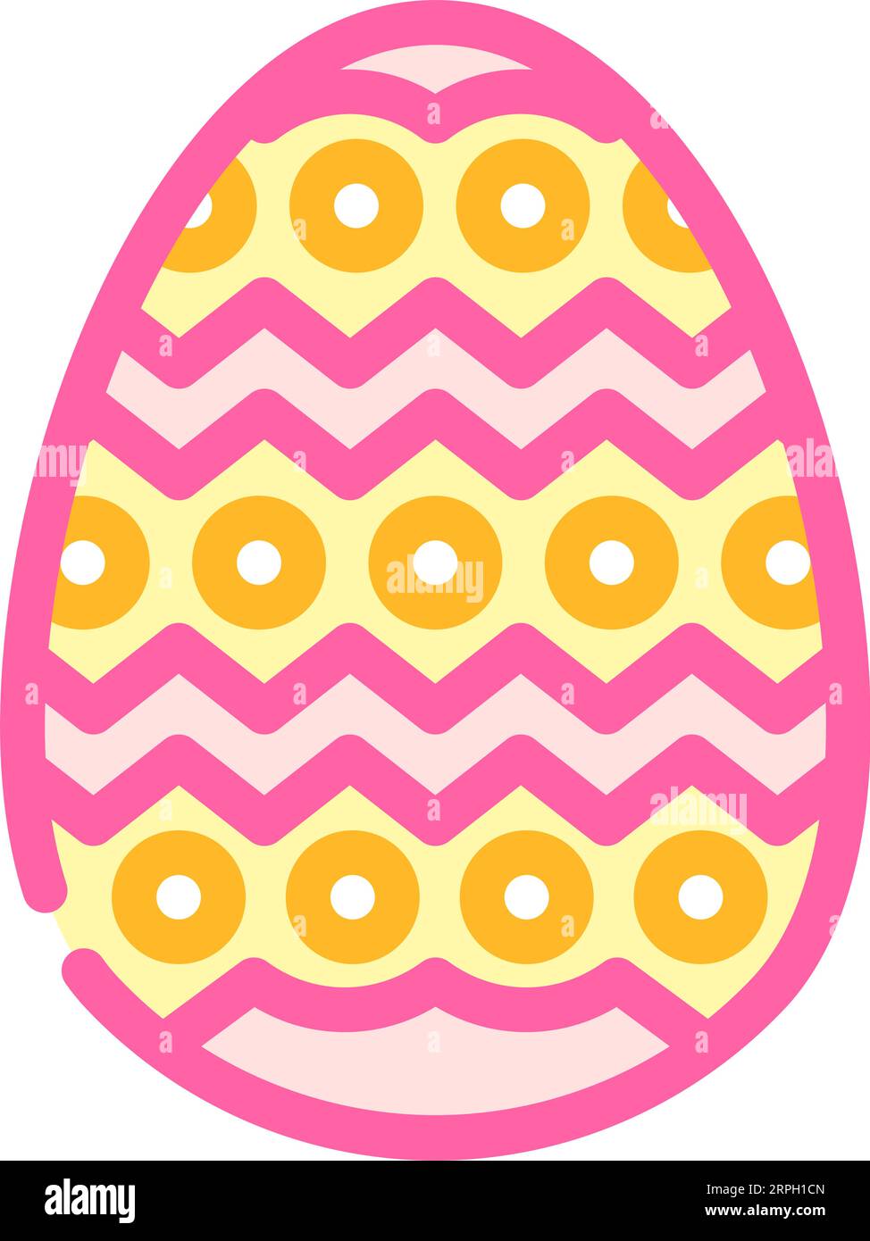 easter egg chicken farm food color icon vector illustration Stock ...