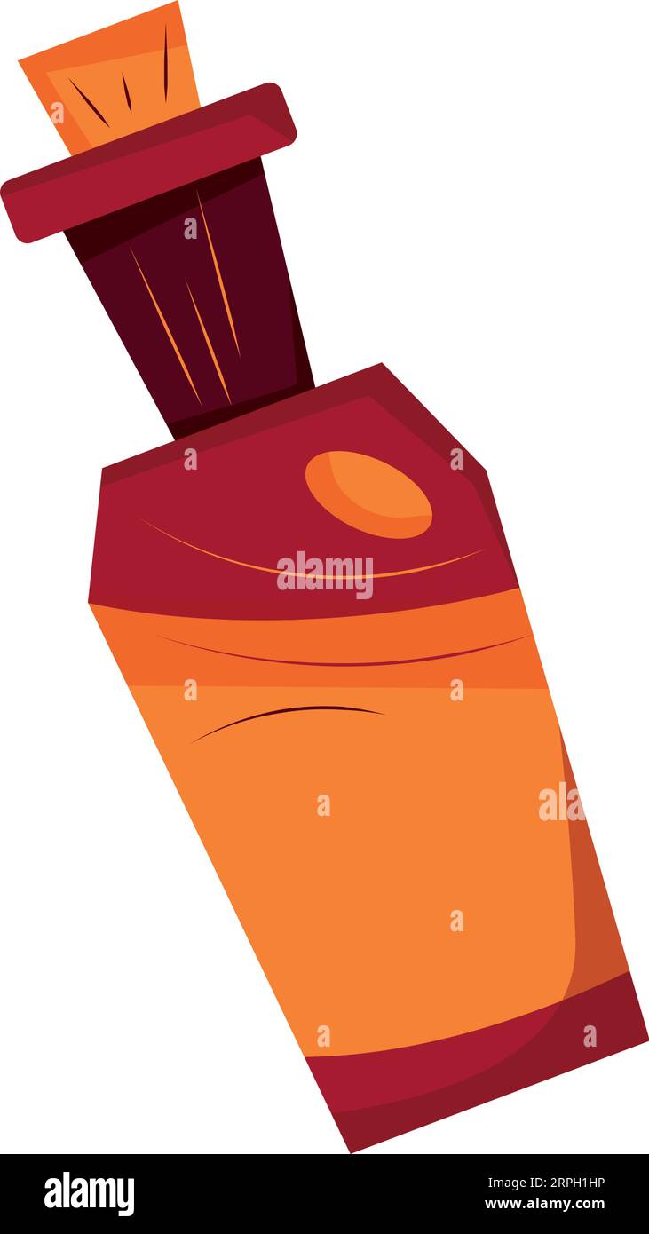 Isolated colored vintage wine bottle icon Vector Stock Vector Image ...