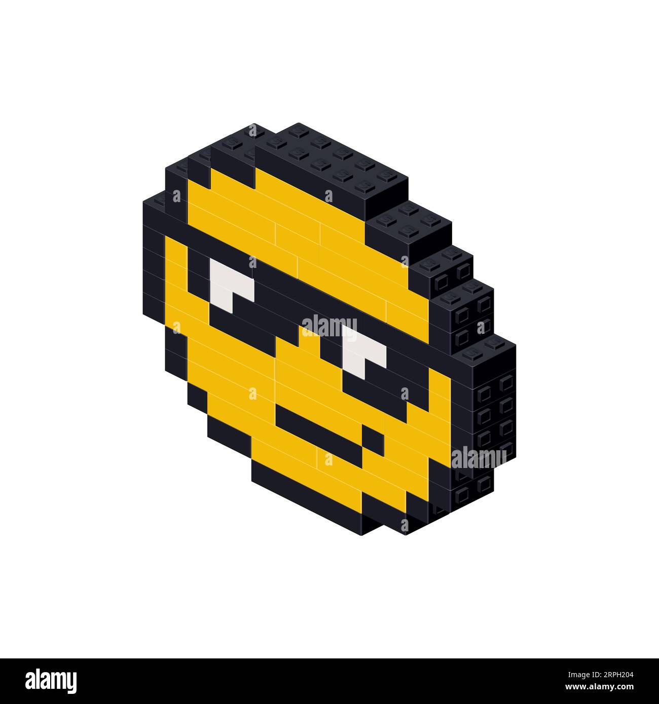 Emoji face icon in isometric hi-res stock photography and images - Alamy
