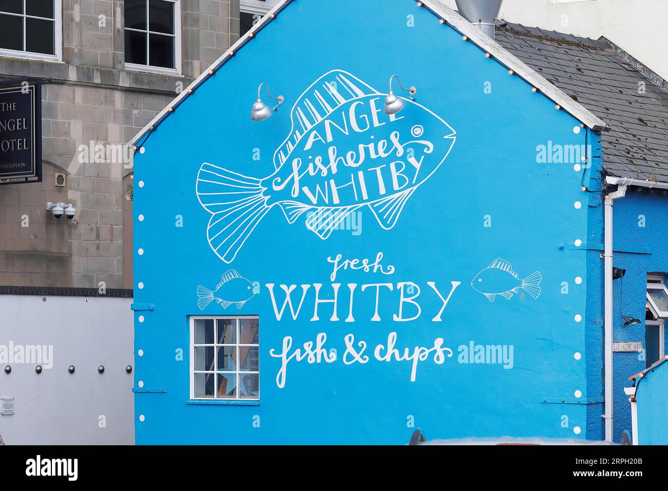 Angel fisheries, fish & chip restaurant in Whitby,North Yorkshire,UK ...