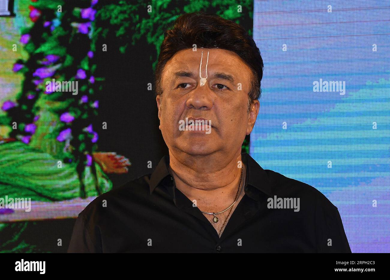 Mumbai, India. 04th Sep, 2023. Indian music composer Anu Malik is seen ...