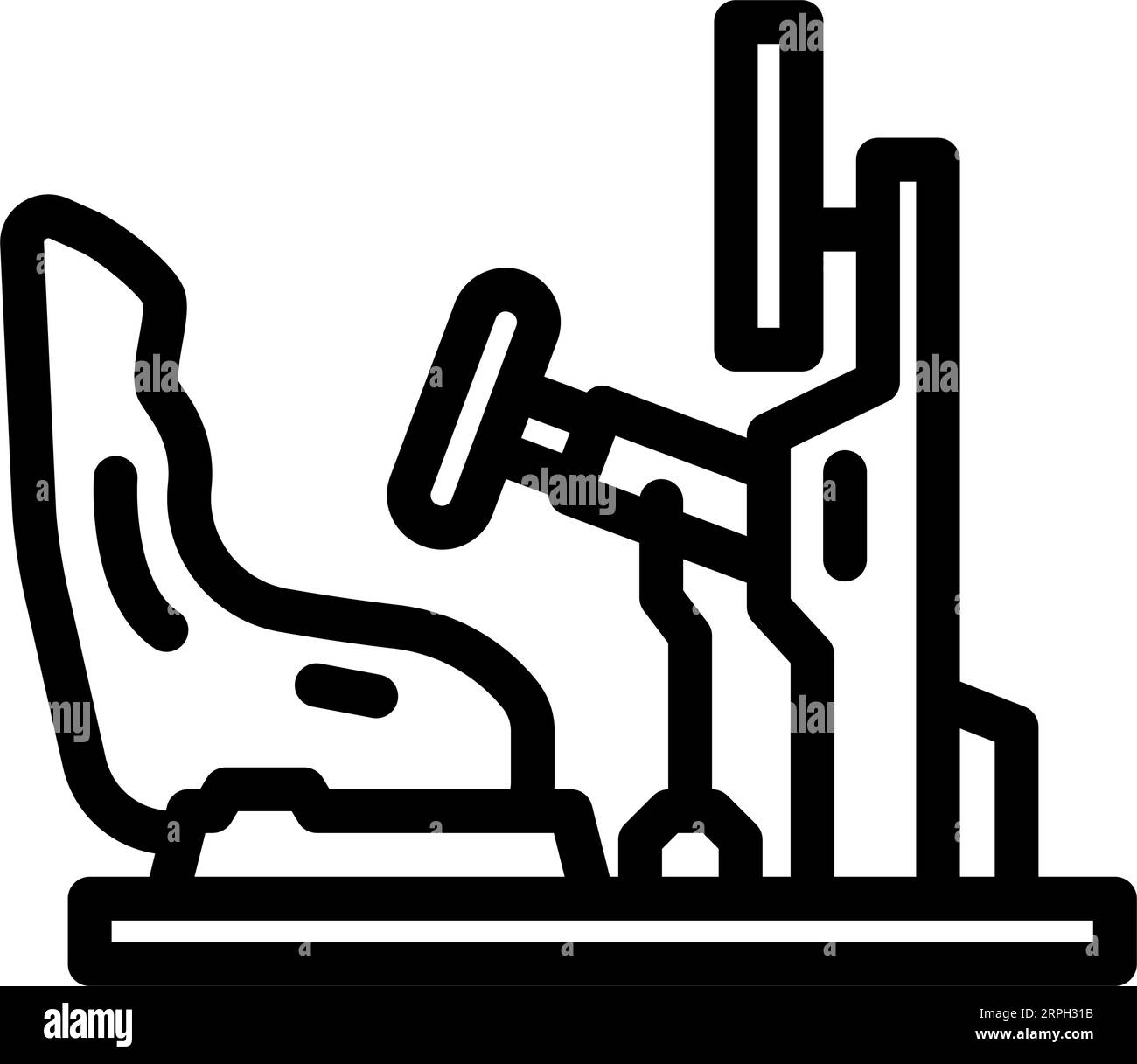 Racing simulator Stock Vector Images - Alamy