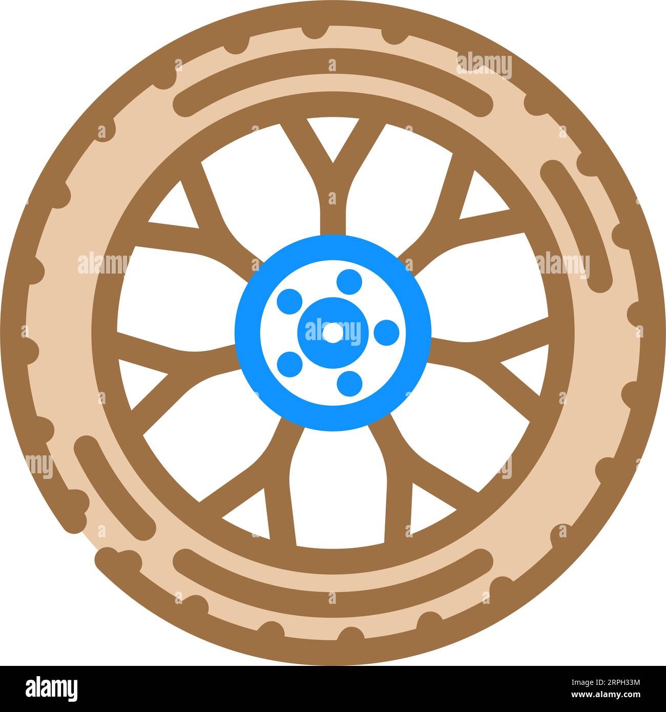 Car wheel city night asphalt Stock Vector Images - Alamy