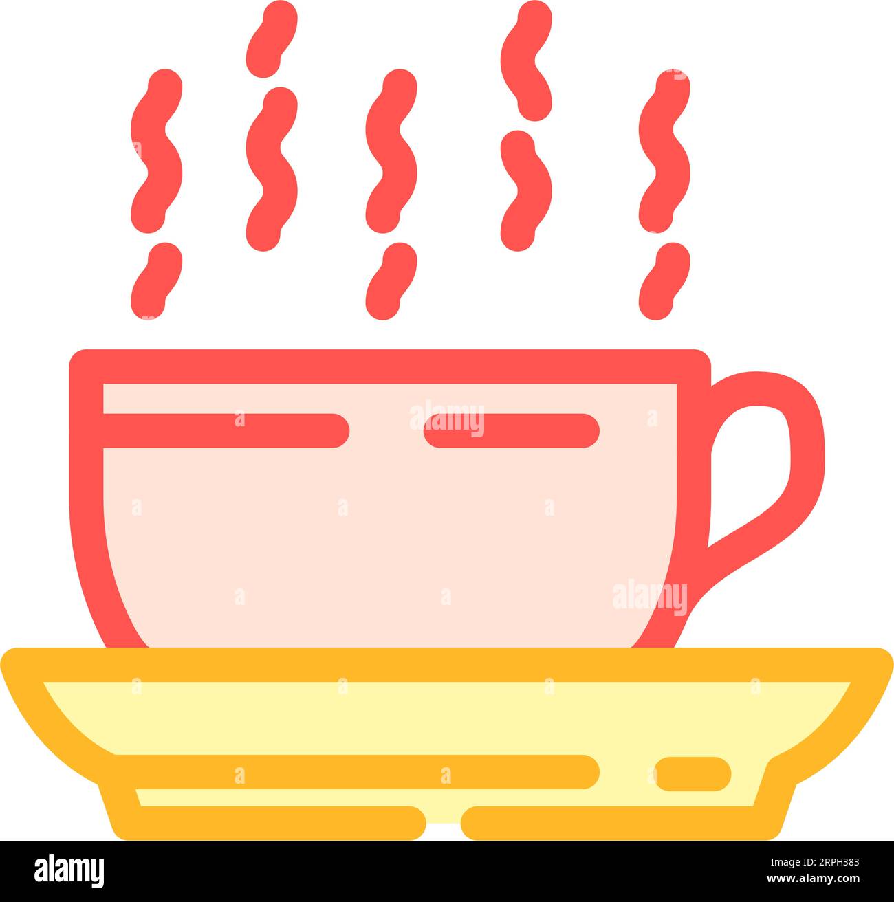 steaming cup color icon vector illustration Stock Vector Image & Art ...