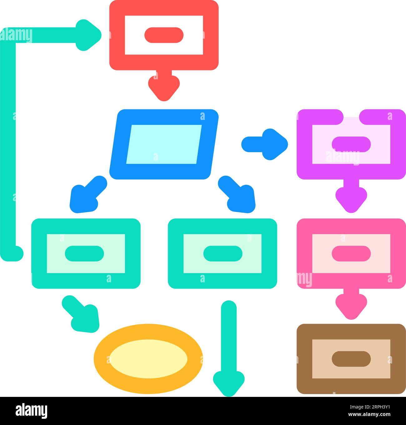 Software Prototyping Color Icon Vector Illustration Stock Vector Image