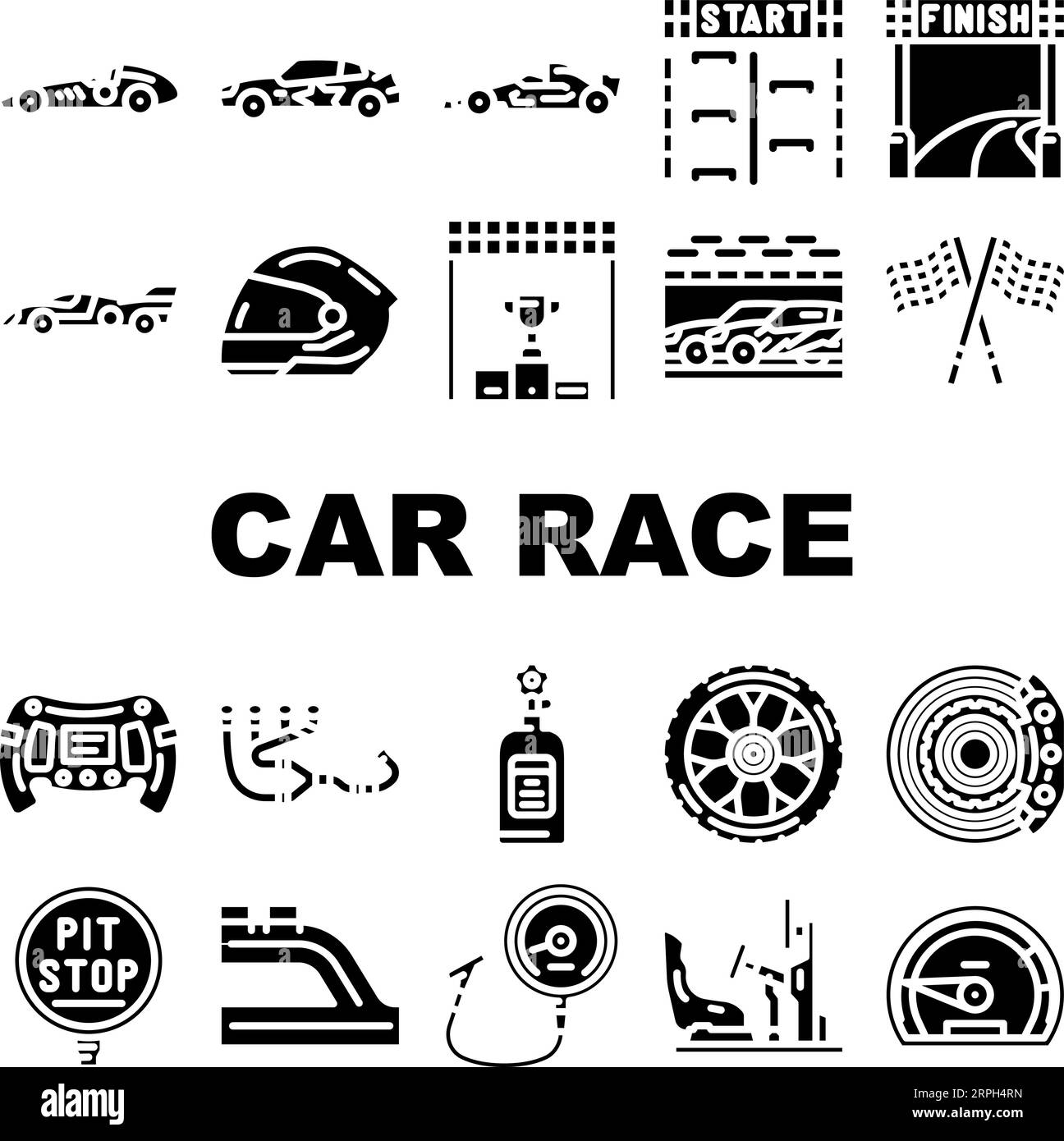 Speed fast motion glyph hi-res stock photography and images - Alamy