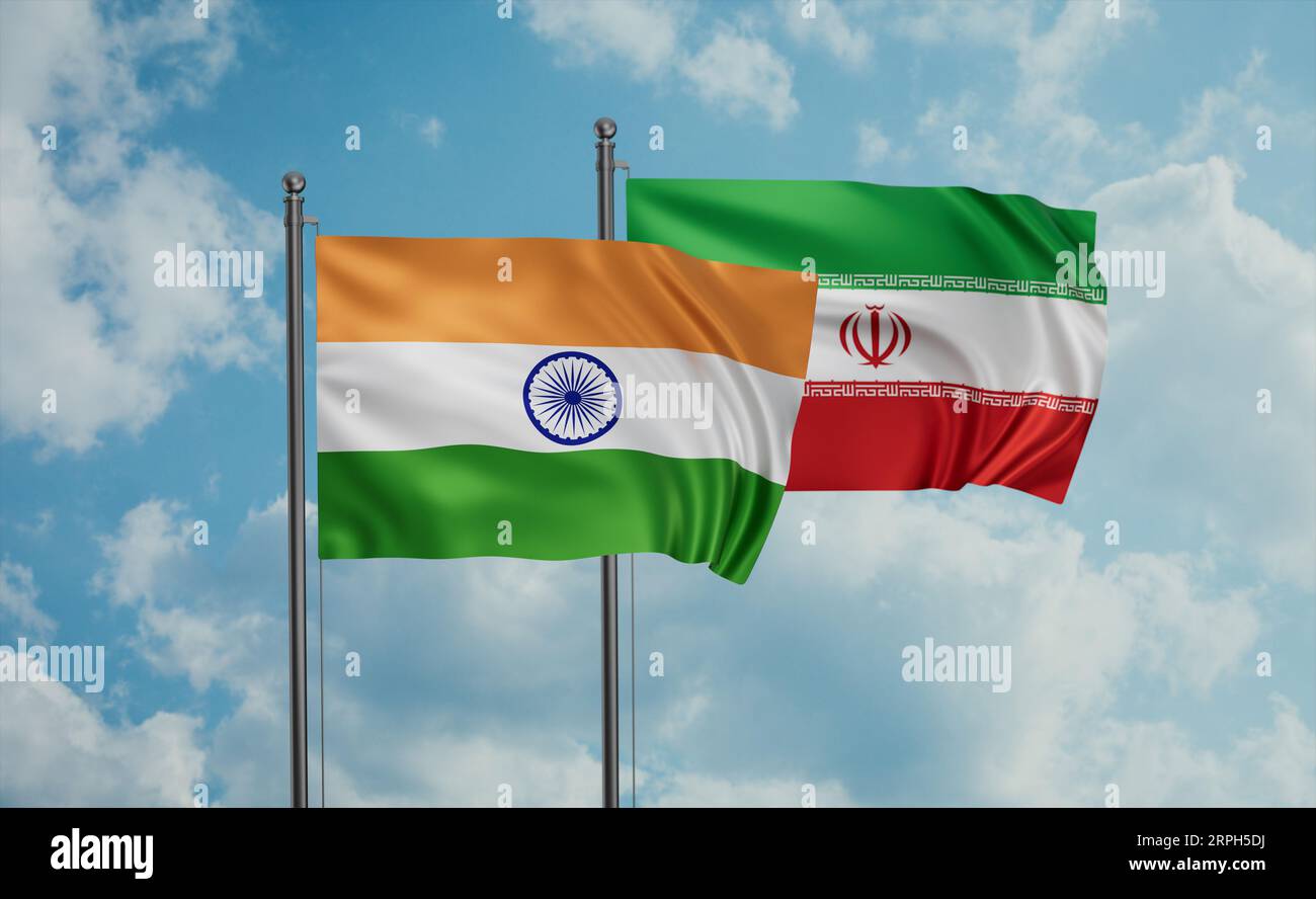 Iran india flag hi-res stock photography and images - Alamy