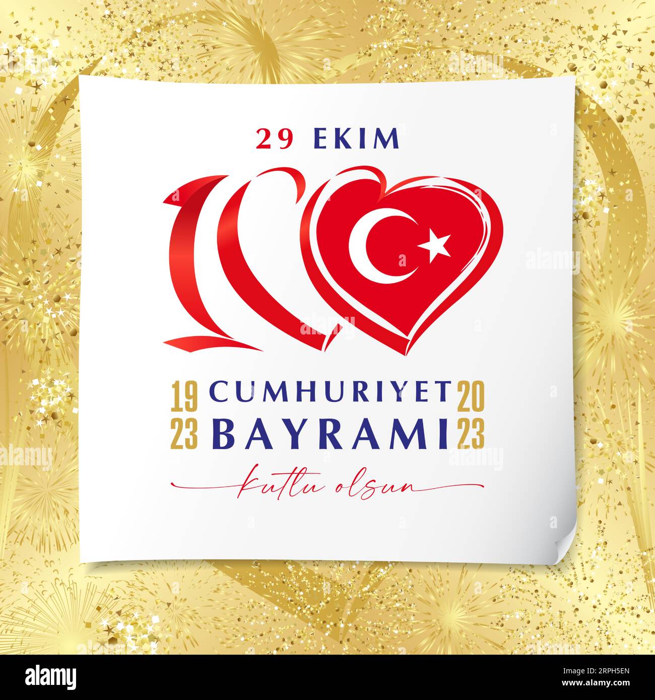 Happy 100th day Stock Vector Images - Alamy