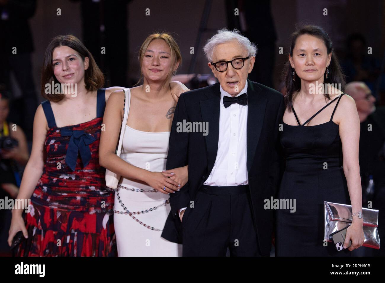 Venice, Italy. 04th Sep, 2023. Woody Allen with his wife Soon-Yi Previn ...