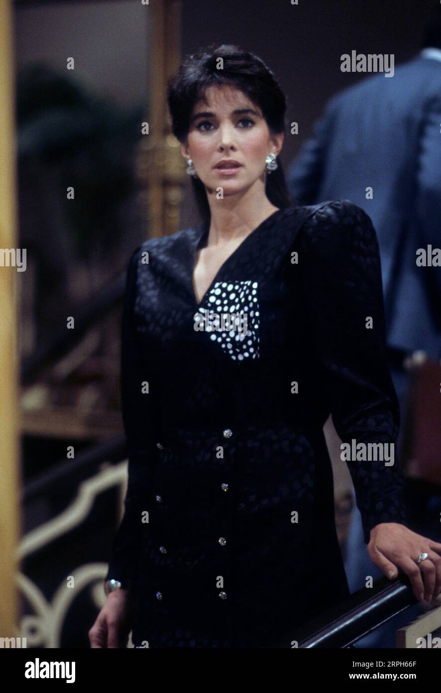 HOTEL TV Series JAMES BROLIN Connie Sellecca Stock Photo - Alamy