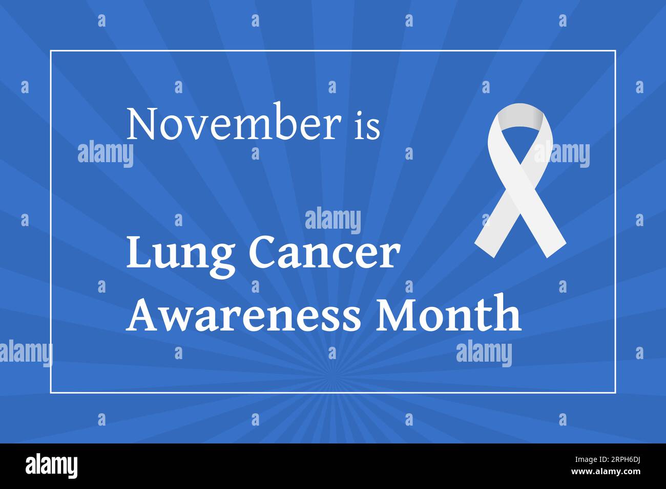 Lung Cancer Awareness Month in November. Social media announcement ...