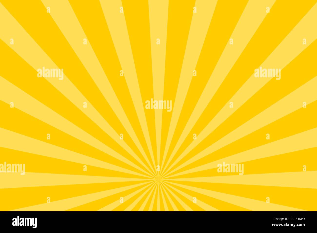 Retro background rays. Sunburst pattern yellow orange product marketing ...