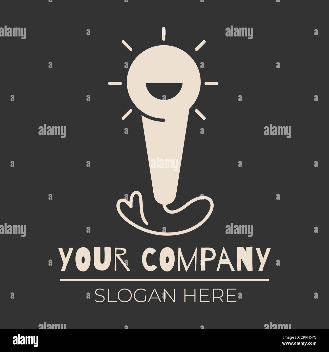 Logo microphone isolated radio podcast,karaoke ect Stock Vector Image ...