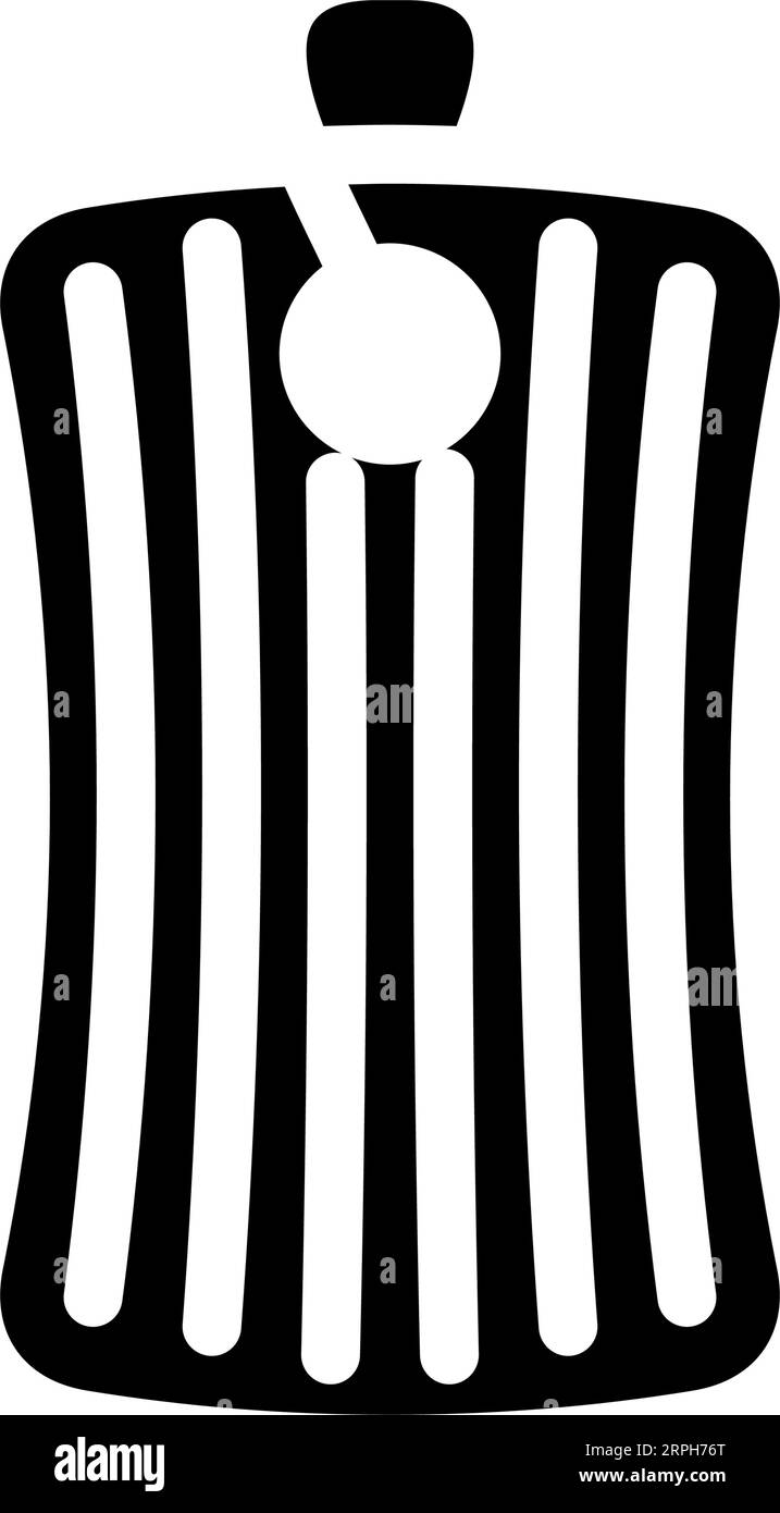 bath sponge hygiene glyph icon vector illustration Stock Vector Image ...