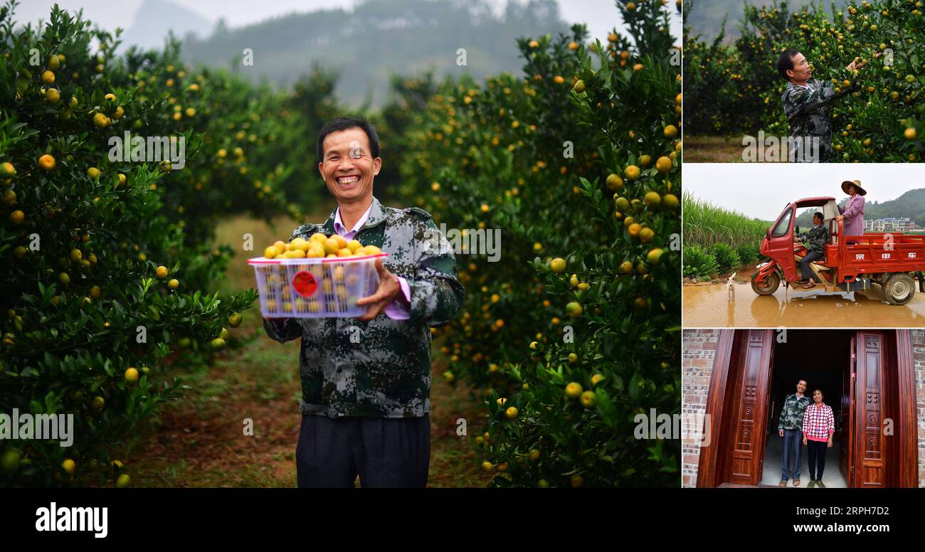 191101 -- BEIJING, Nov. 1, 2019 -- Combo photo shows 56-year-old Lu ...