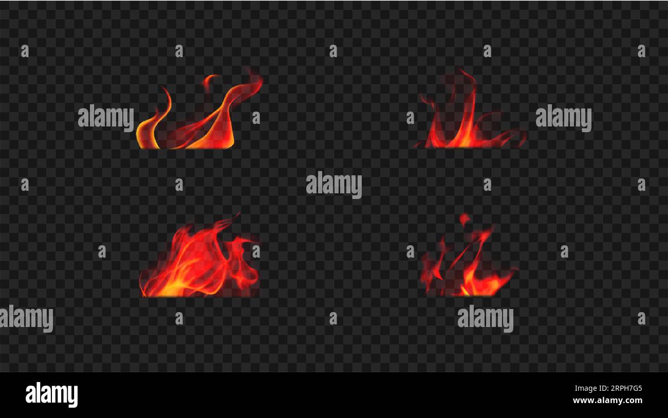 Small fire smoke Stock Vector Images - Alamy