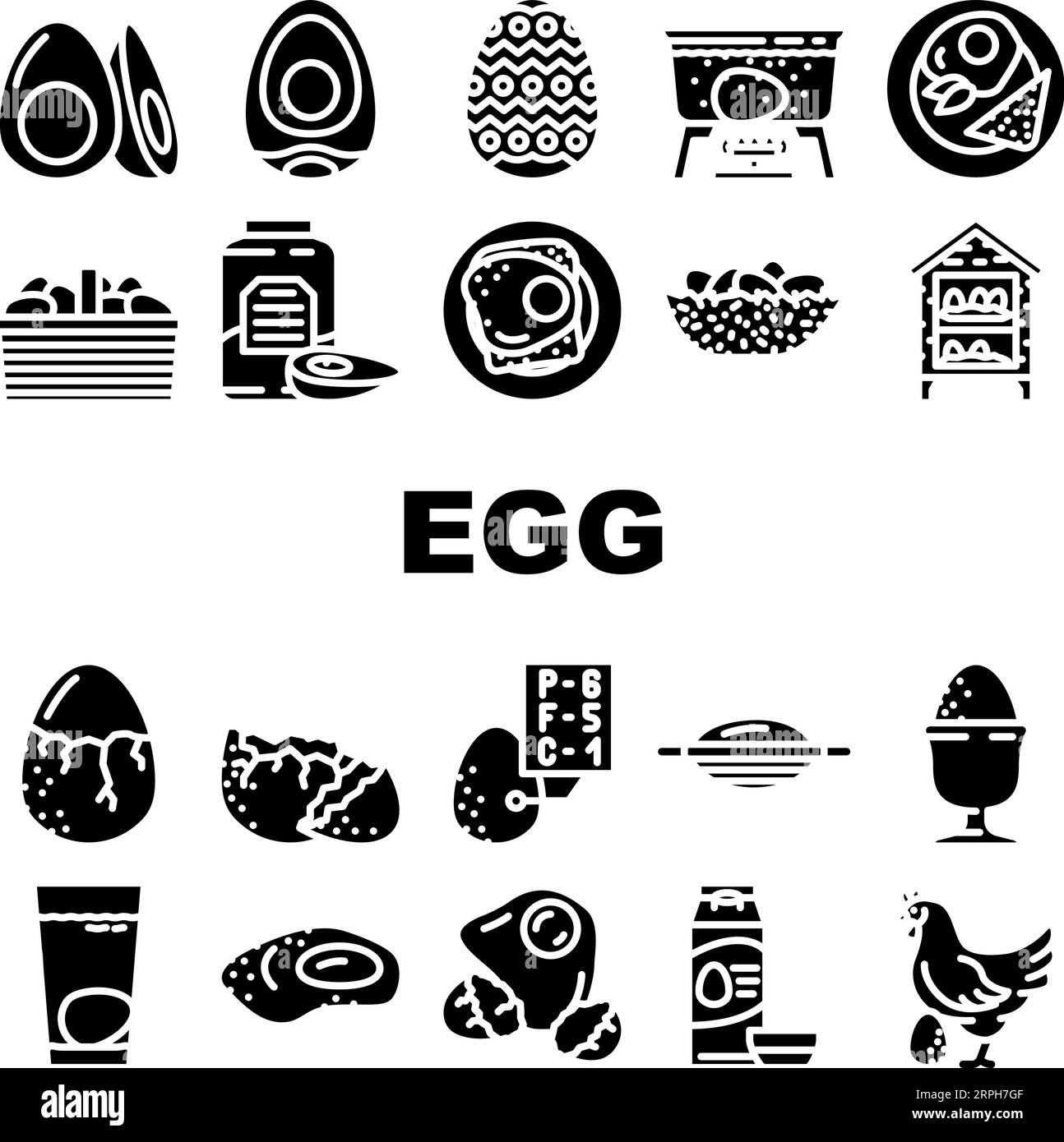 Basket color vector icons Black and White Stock Photos & Images - Alamy