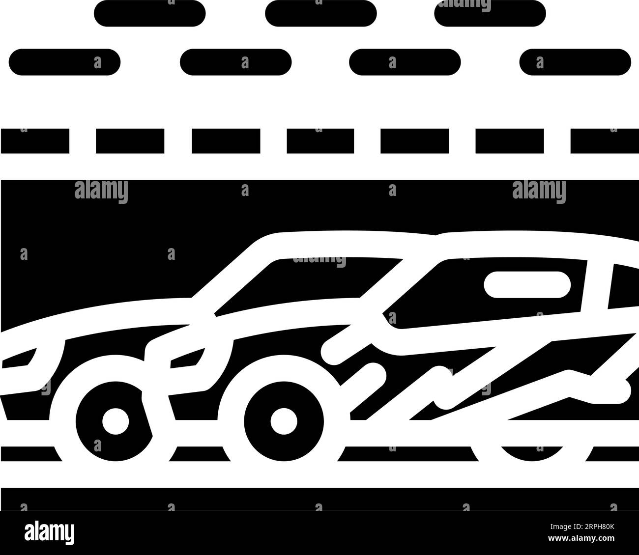 competition car race vehicle glyph icon vector illustration Stock ...