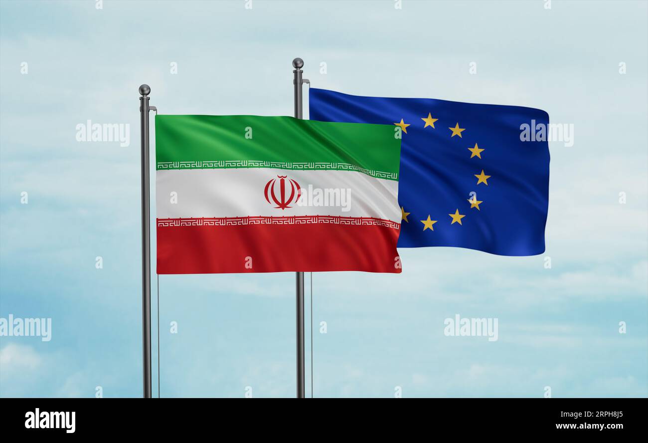 Iran european union flag hi-res stock photography and images - Alamy