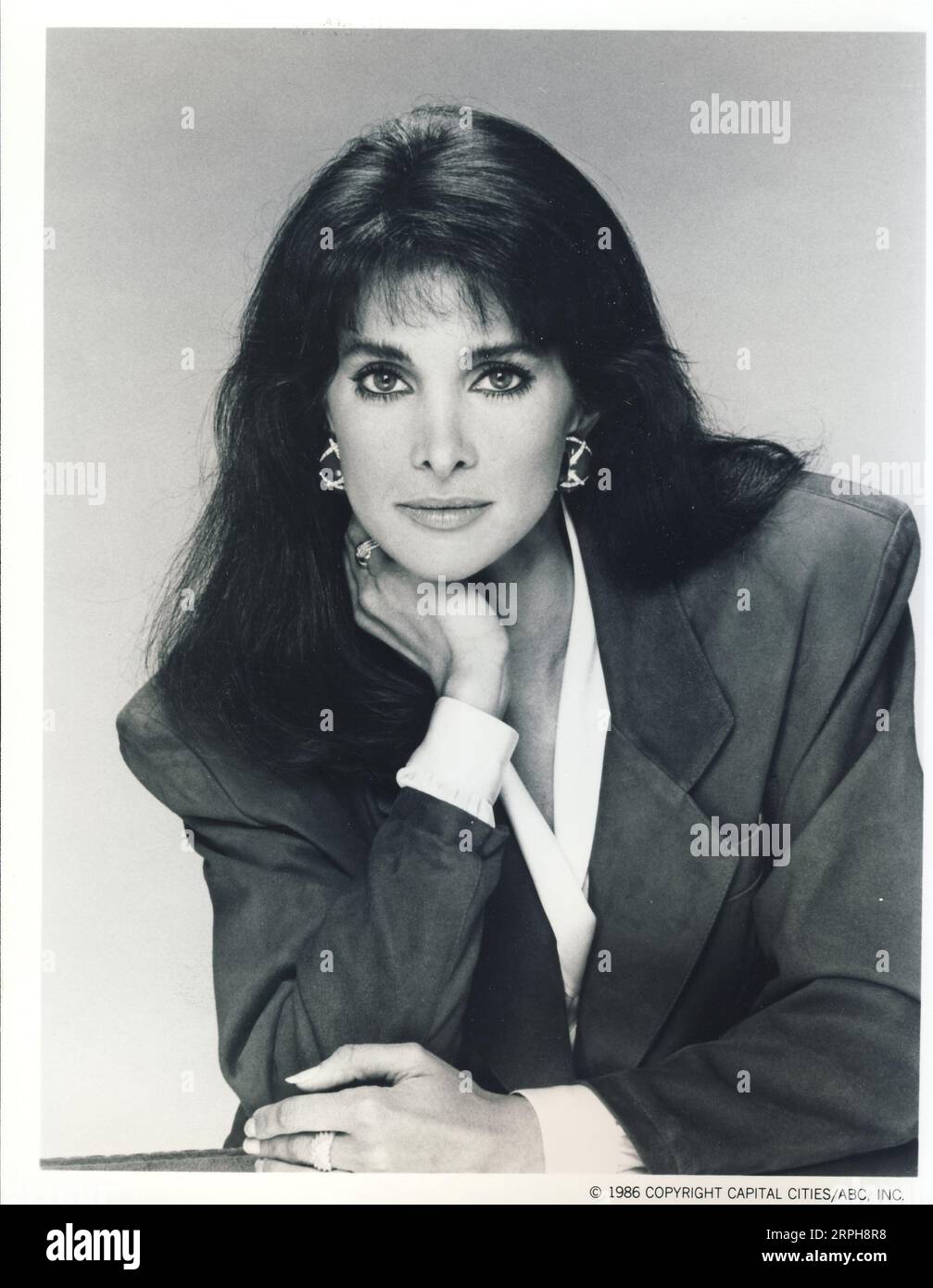 HOTEL TV Series JAMES BROLIN Connie Sellecca Stock Photo - Alamy
