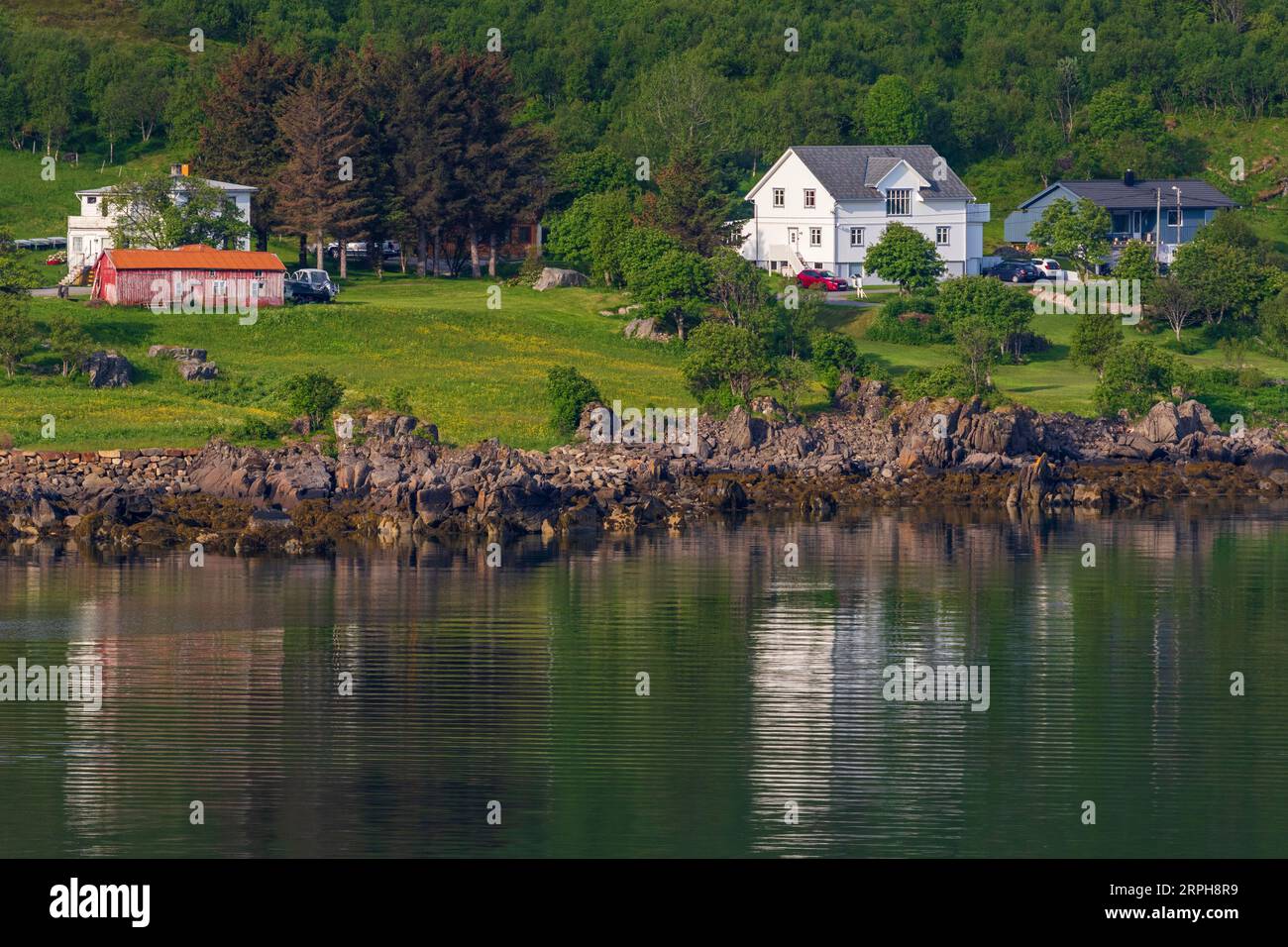 Gravdal, Lofoten Islands, Nordland County, Norway Stock Photo - Alamy