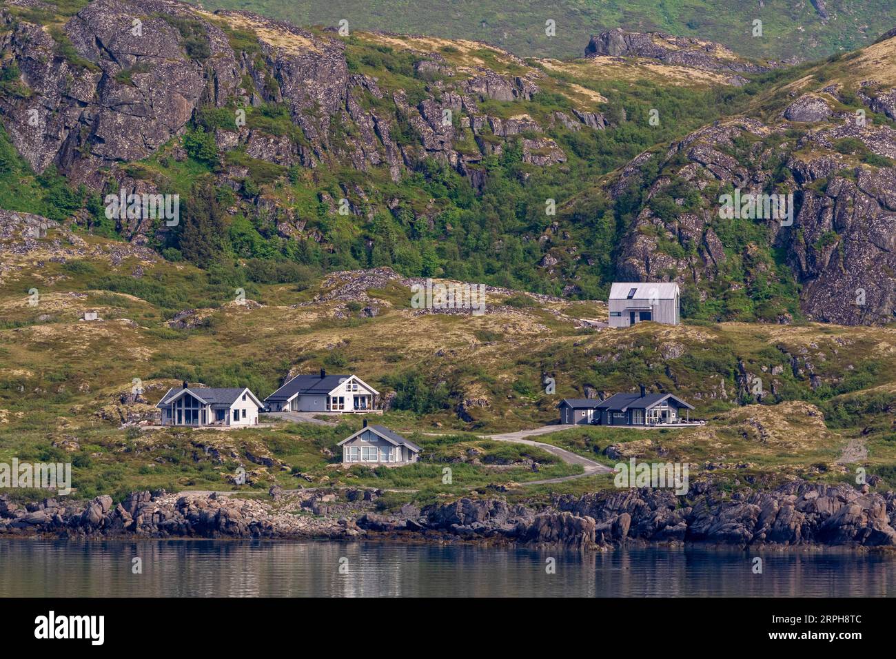 Mortsund, Lofoten Islands, Nordland County, Norway Stock Photo - Alamy